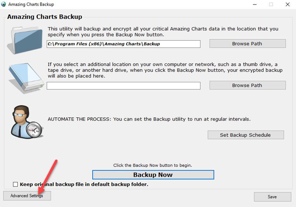 How to Create a Local Backup of Amazing Charts data.